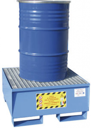 1-drum containment bund / steel airbank