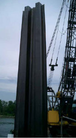 Sheetpile composite - OMEGA, SQUARE Saimex Srl