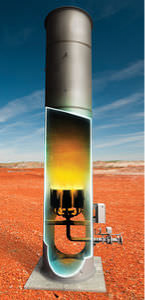 Flare stack - 18 424 800 BTU/h | 200