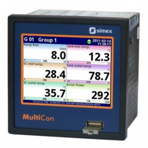 Videographic recorder with integrated data logger - MultiCon CMC-99 SIMEX