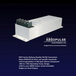 Isolated DC/DC converter / switch-mode / for railway applications Absopulse Electronics Ltd.