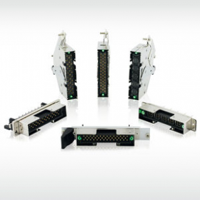 Rectangular connector / rack-mounted / metal / for railway applications ...