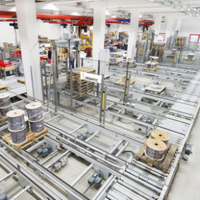 Roller conveyor / for pallets - Pallet Conveyors DEMATIC