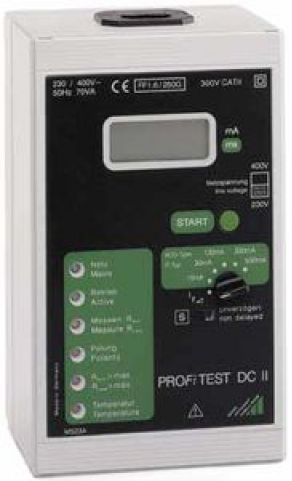 Residual current circuit breakers RCCB tester - PROFITEST DC-II GMC ...
