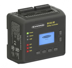 Network safety controller - Modbus/TCP, Ethernet I/P | SC22-3E BANNER ENGINEERING CORP.
