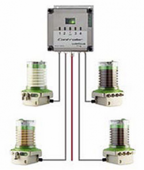 Central greasing system / for oil / grease - 400 cc; 70 bar; 24 VDC ...