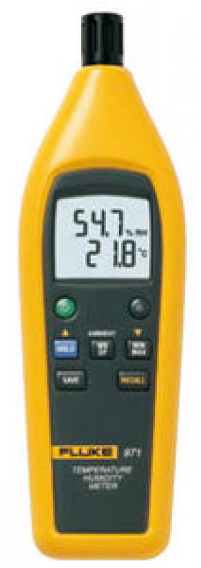 Relative humidity measuring device / temperature / portable - Fluke 971 ...