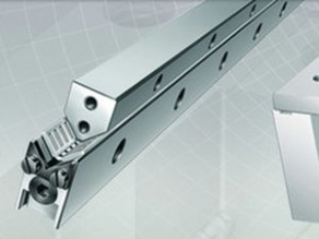 Linear rail with angled needle roller flat cage - J/S Schaeffler ...